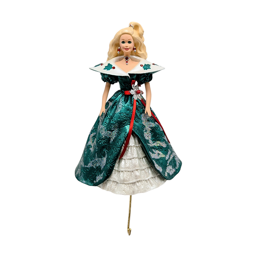 1996 Holiday Barbie Stocking Hanger Hallmark Ornament (Barbie Stocking ...