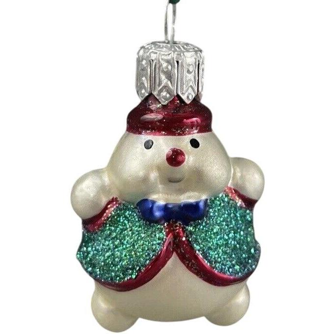 2000 Li'l Roly-Poly Snowman Hallmark Ornament (Blown Glass) QBG4284 ...