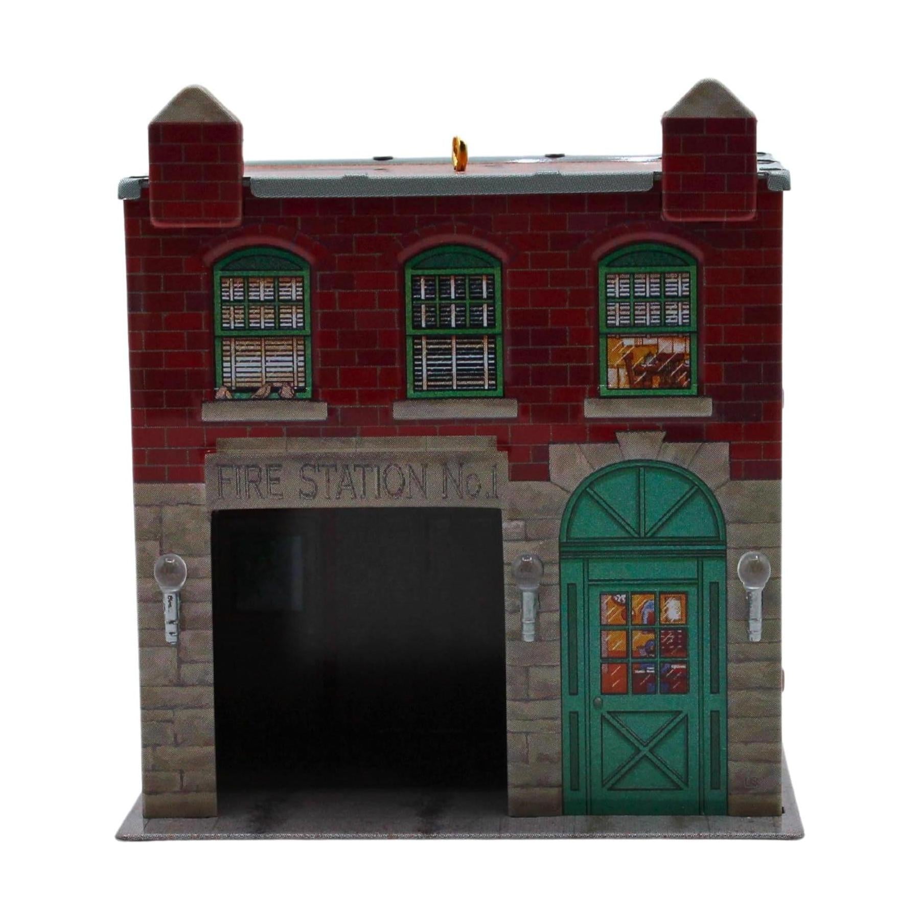 2001 Fire Station No. 1 Hallmark Ornament (Town and Country) QX8052 ...