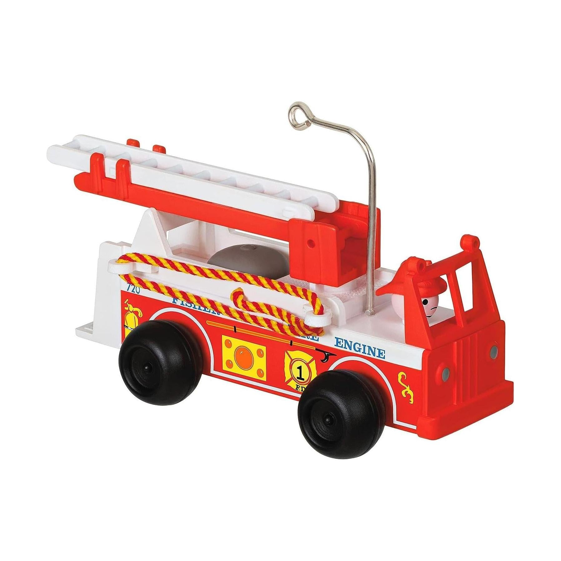 2021 Vintage Fire Engine Hallmark Ornament (Fisher Price) QXI7262 ...