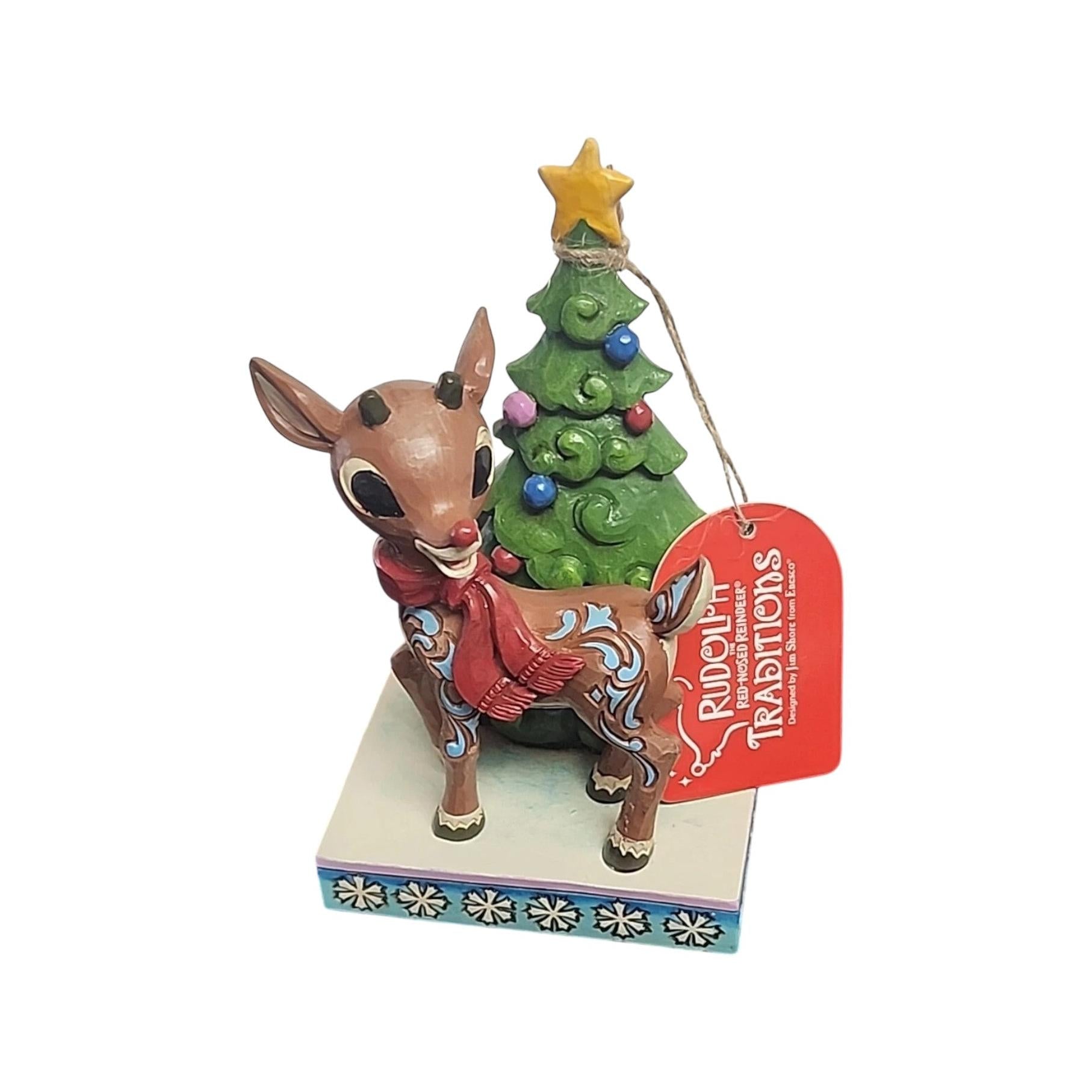 2018 Rudolph Standing by Tree (Rudolph the Red-Nosed Reindeer Traditio ...